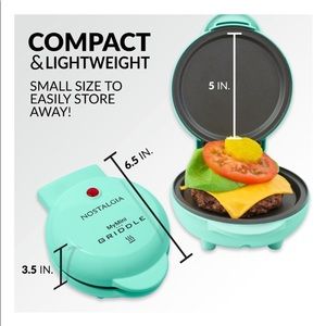 Nostalgia | Kitchen | Nostalgia Mymini Griddle | Poshmark